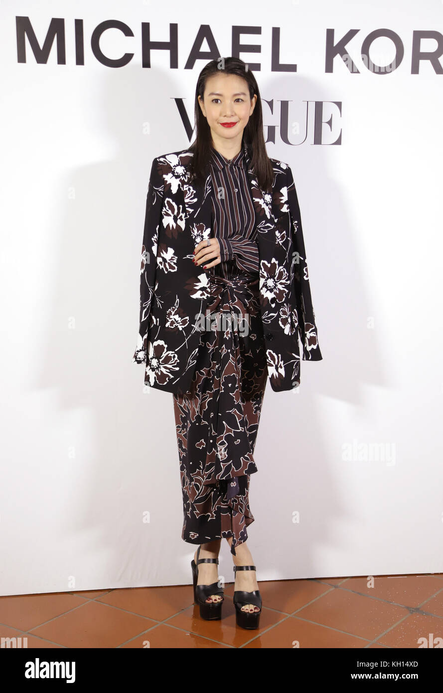 Tokyo, Japan. 13th Nov, 2017. Japanese model Kurara Chibana poses for ...