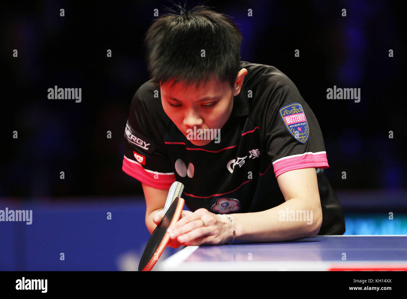 Cheng I Ching competes in the semi finals at the ITTF Women's World Cup ...