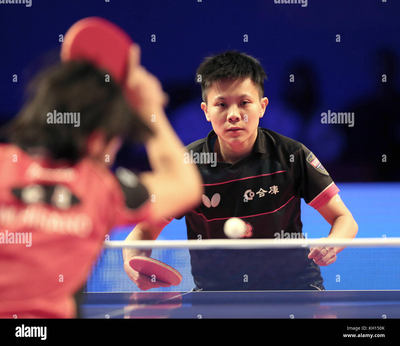 Cheng I Ching winning bronze at the ITTF Women's World Cup in Markham ...