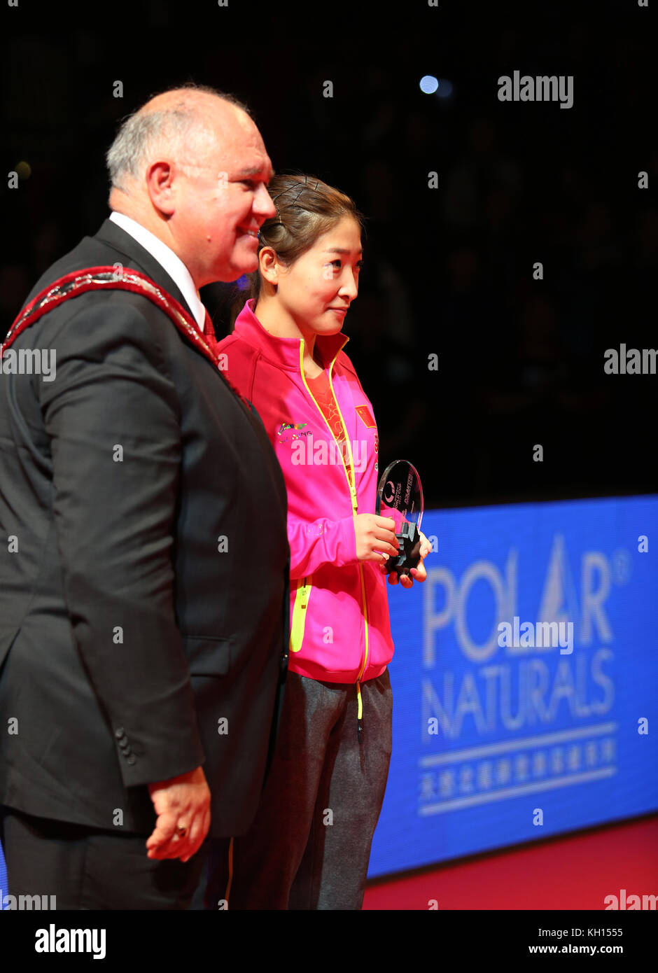 Liu Shiew of China competes in the gold medal match, winning silver at ...