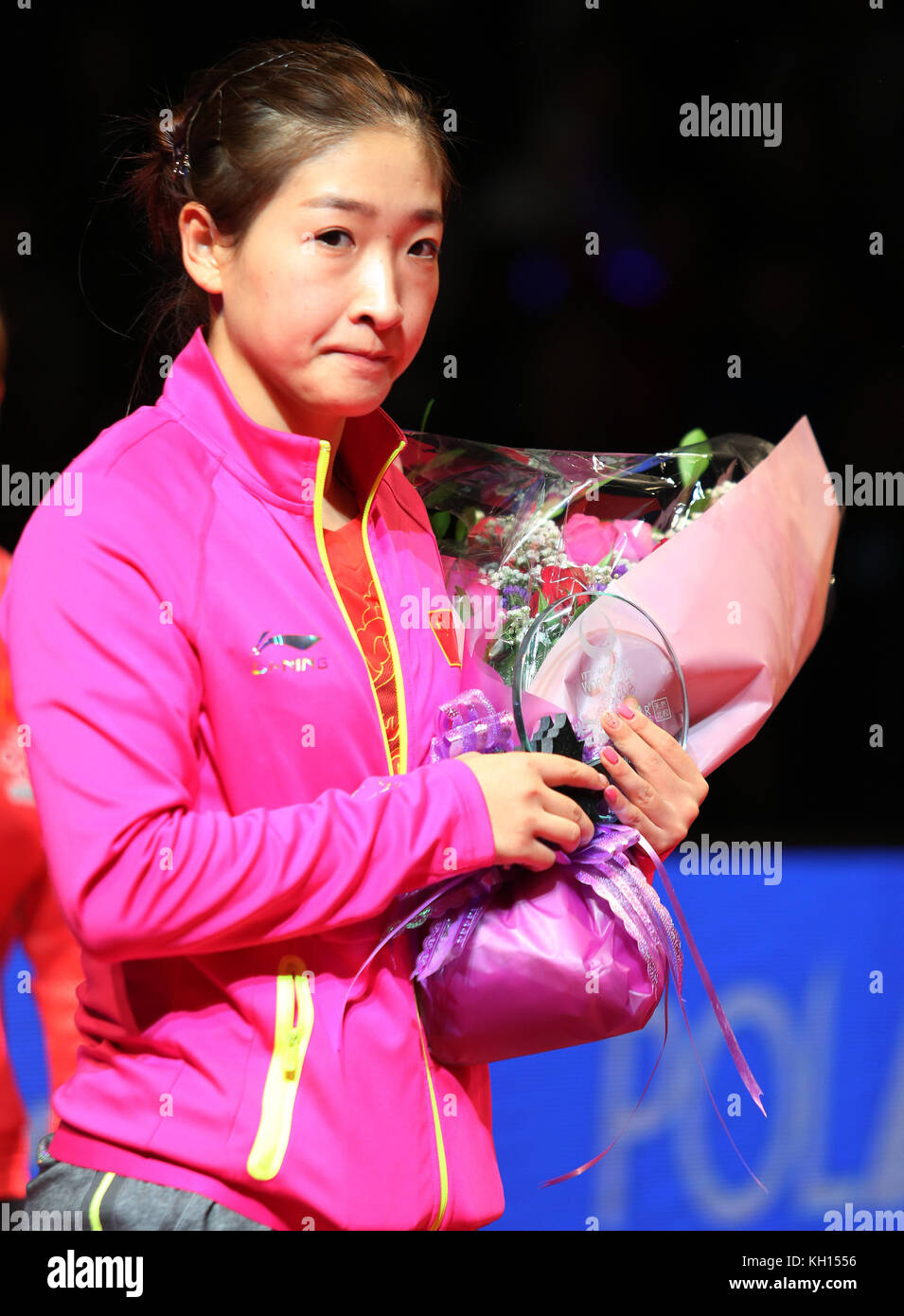 Liu Shiew of China competes in the gold medal match, winning silver at ...