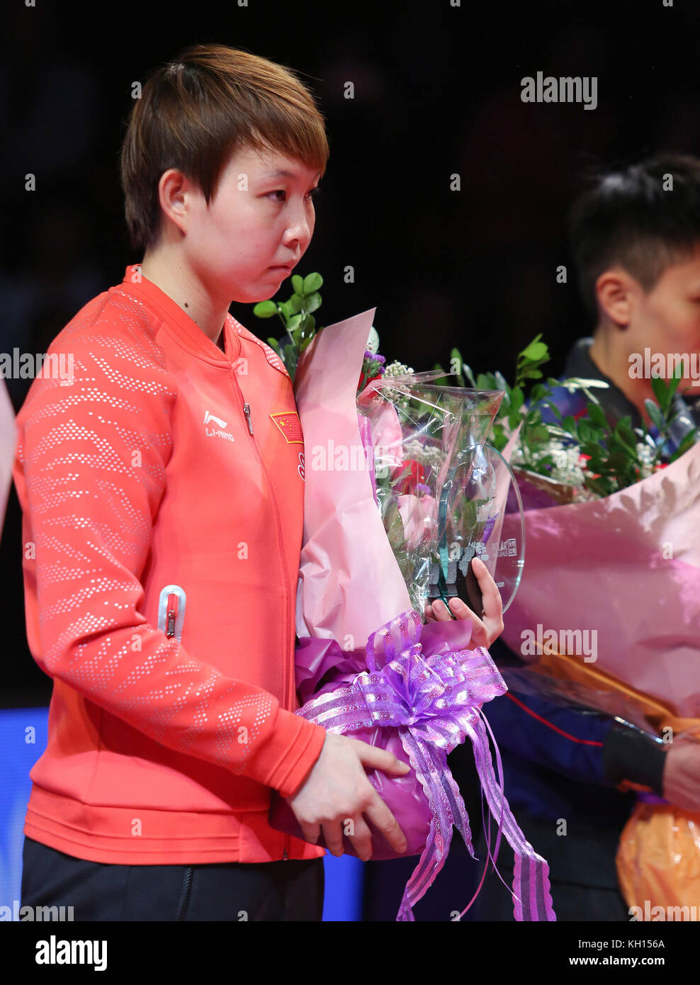 Zhu Yuling of China competes in the gold medal match, winning gold at ...