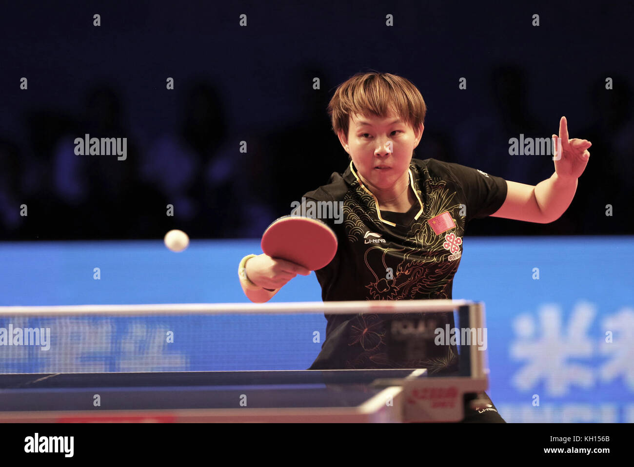 Zhu Yuling of China competes in the gold medal match, winning gold at ...