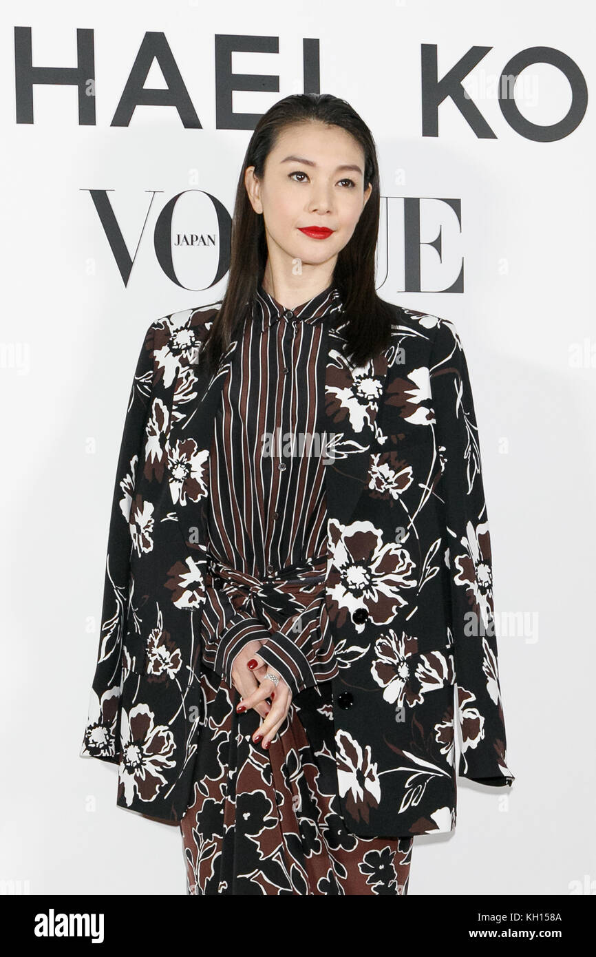 Japanese model Kurara Chibana attends the photo call for the event ...