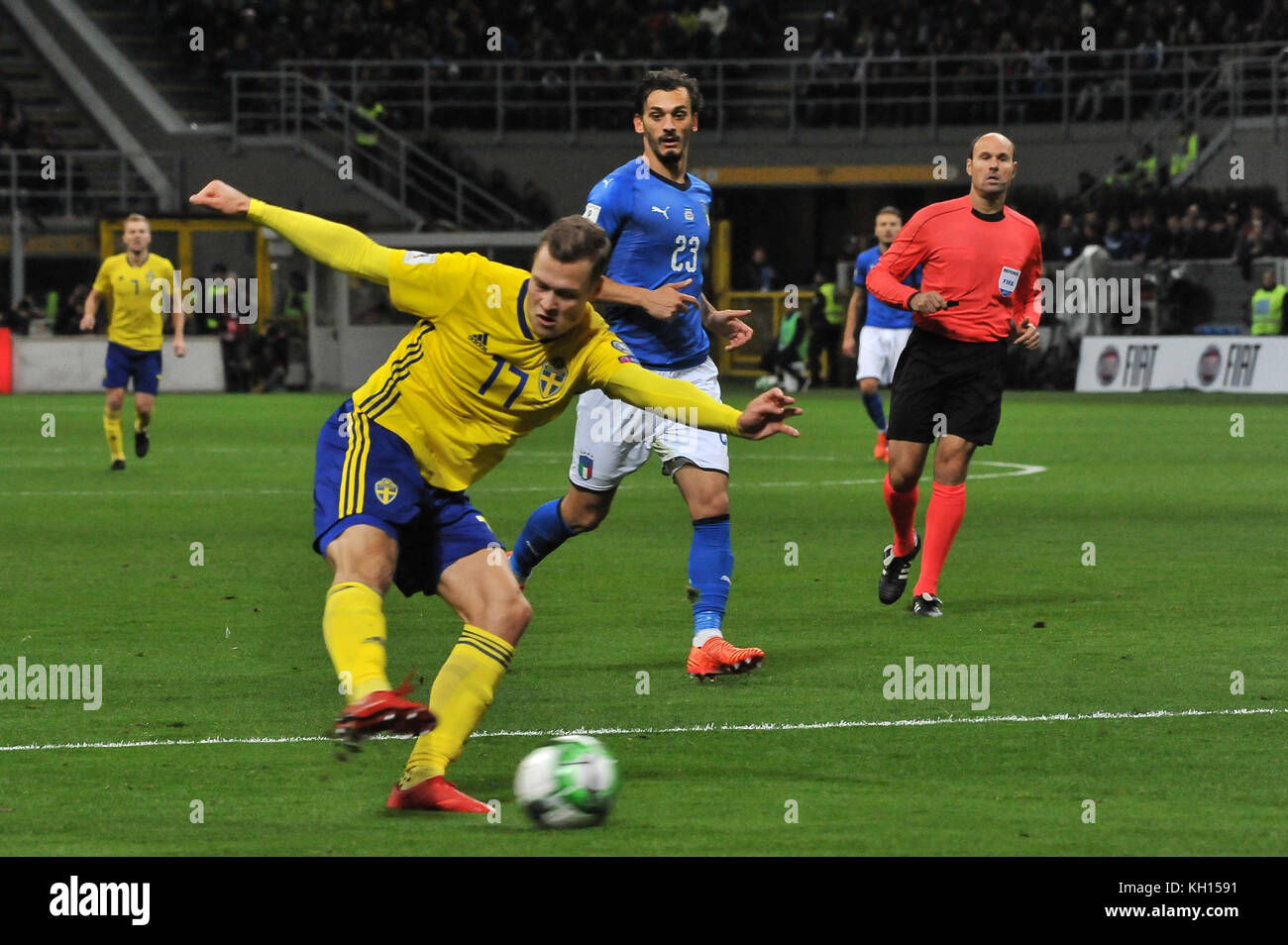 Victor Claesson (Svezia) during the FIFA World Cup qualifiers Russia ...