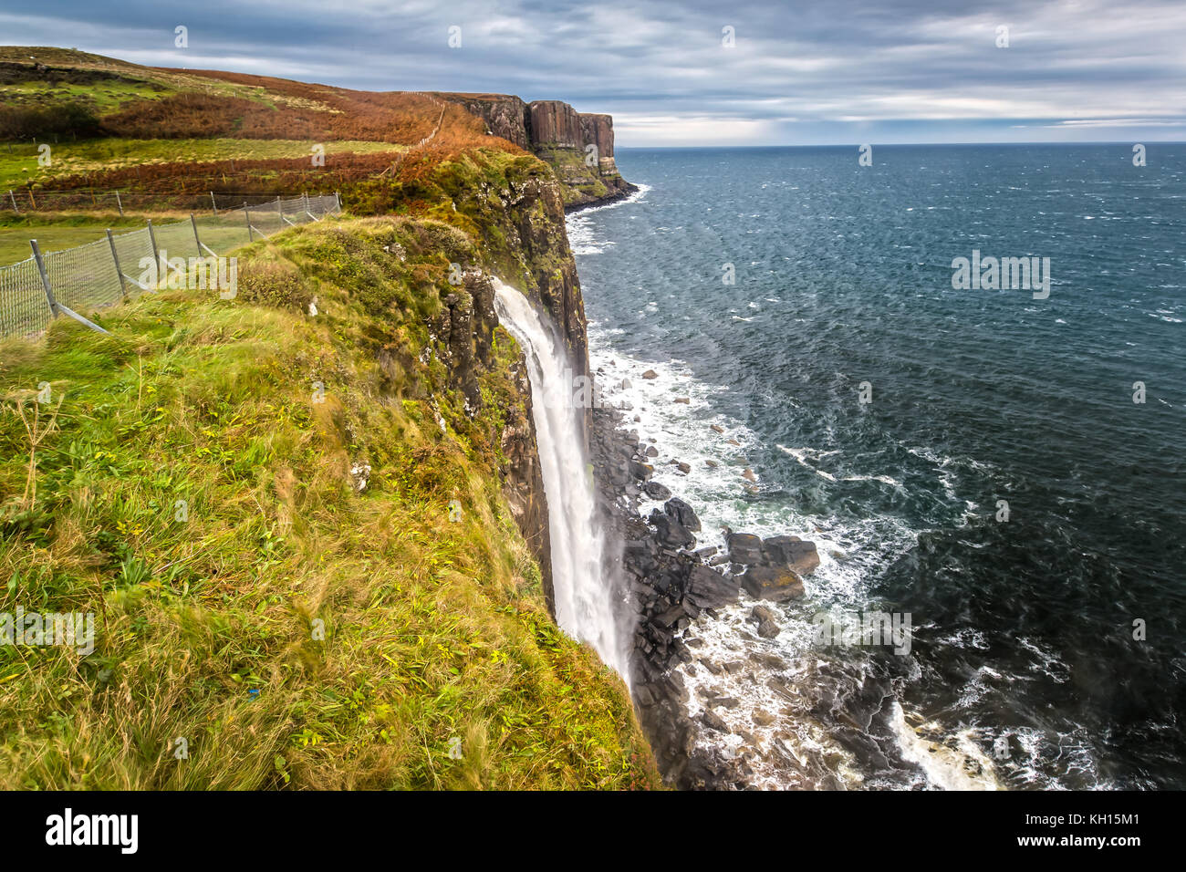 Kilt Rock at Isle of Skye in Scotland Stock Photo - Alamy