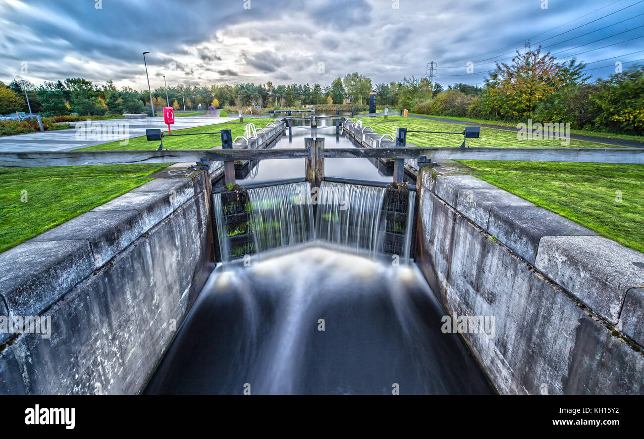 Forth and clyde canal locks hi-res stock photography and images - Alamy