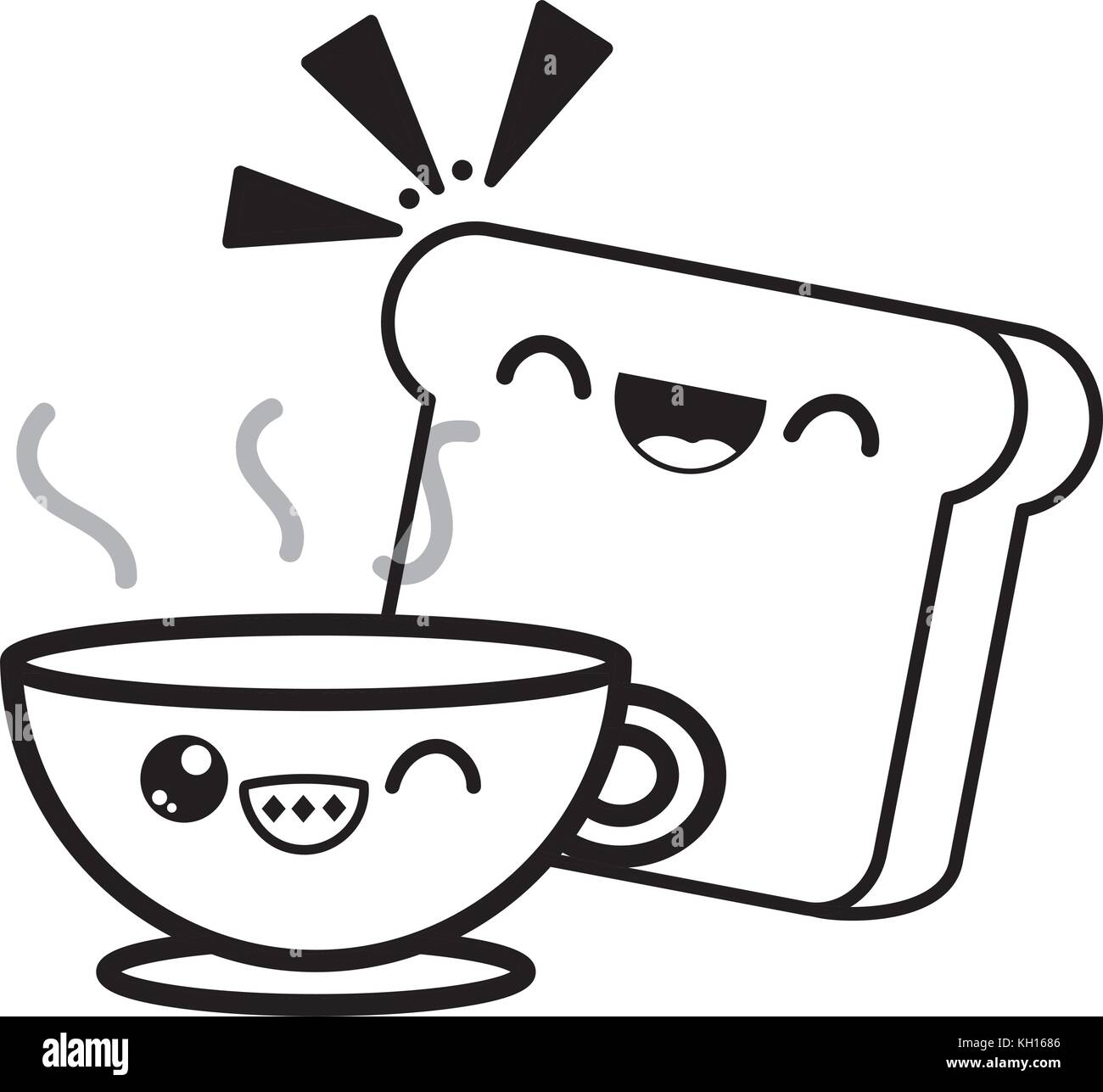 Bread presentation Stock Vector Images - Alamy