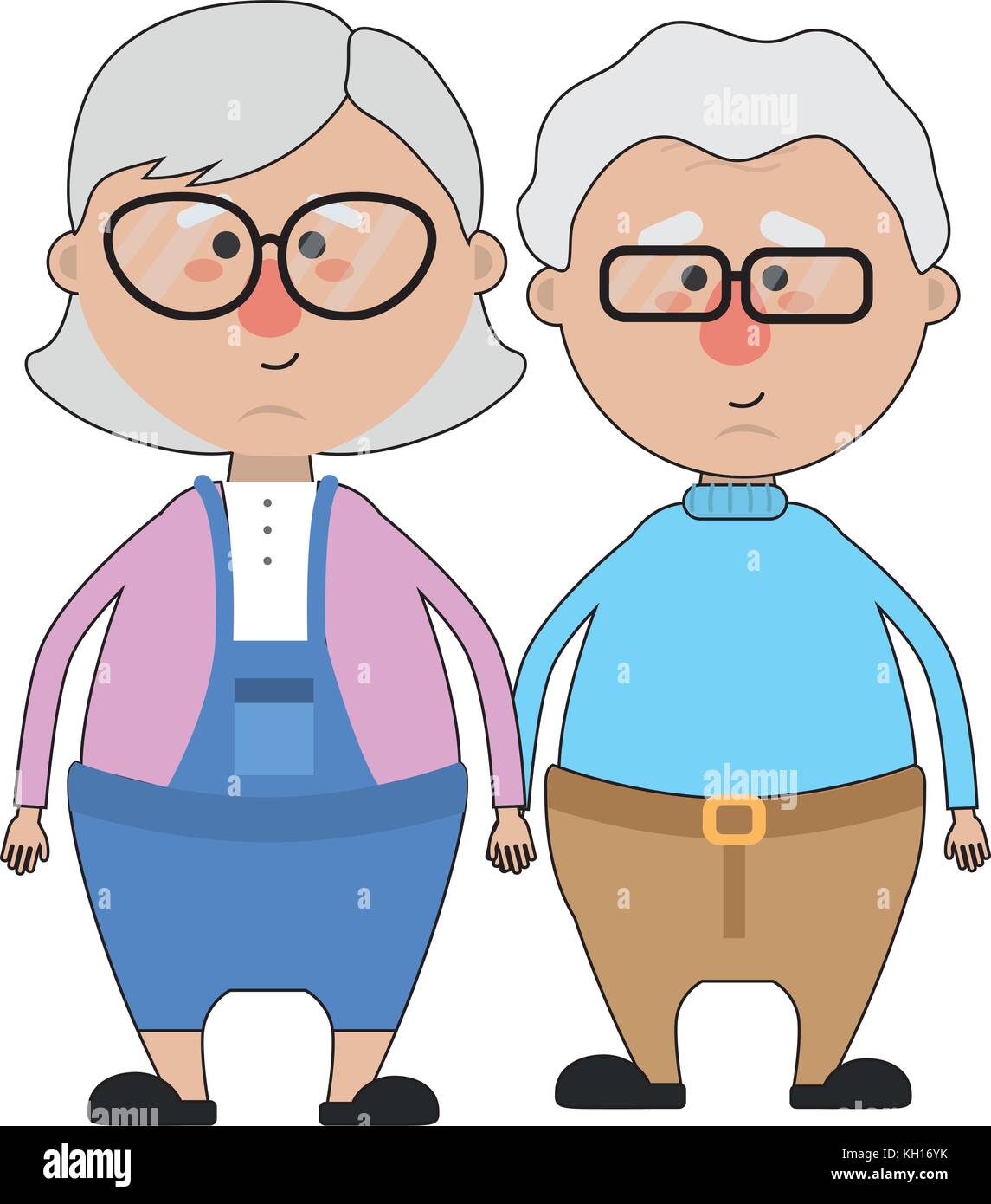 Grandparents cartoon design Stock Vector Image & Art - Alamy