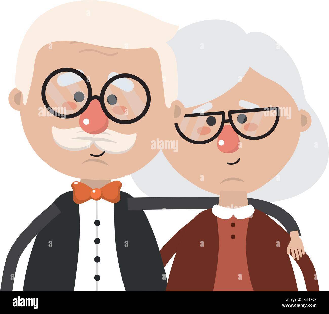 Grandparents cartoon design Stock Vector Image & Art - Alamy