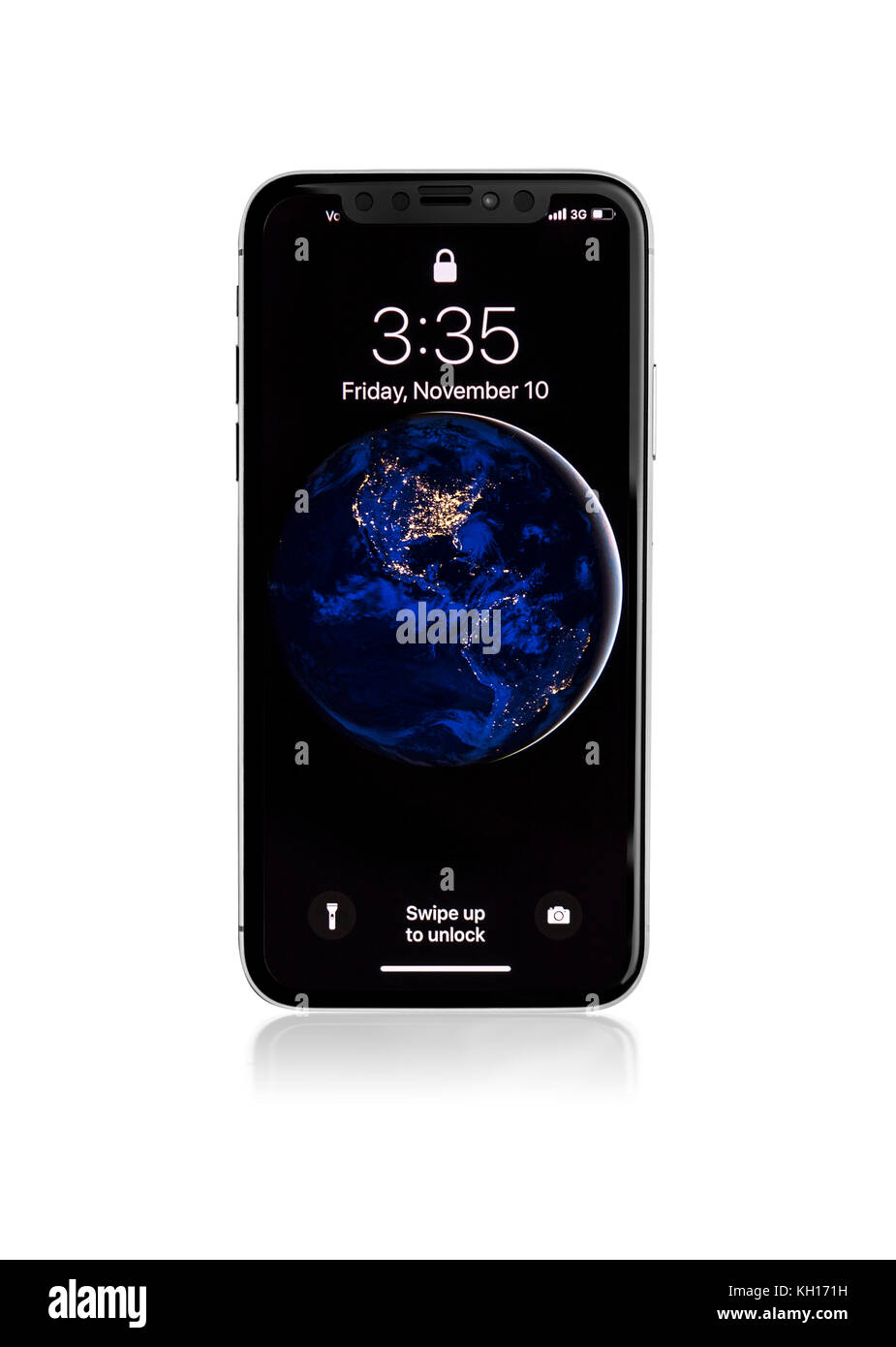 New iPhone X 10 on a white background, studio shot Stock Photo - Alamy