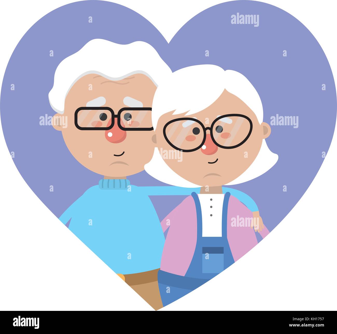 Grandparents cartoon design Stock Vector Image & Art - Alamy