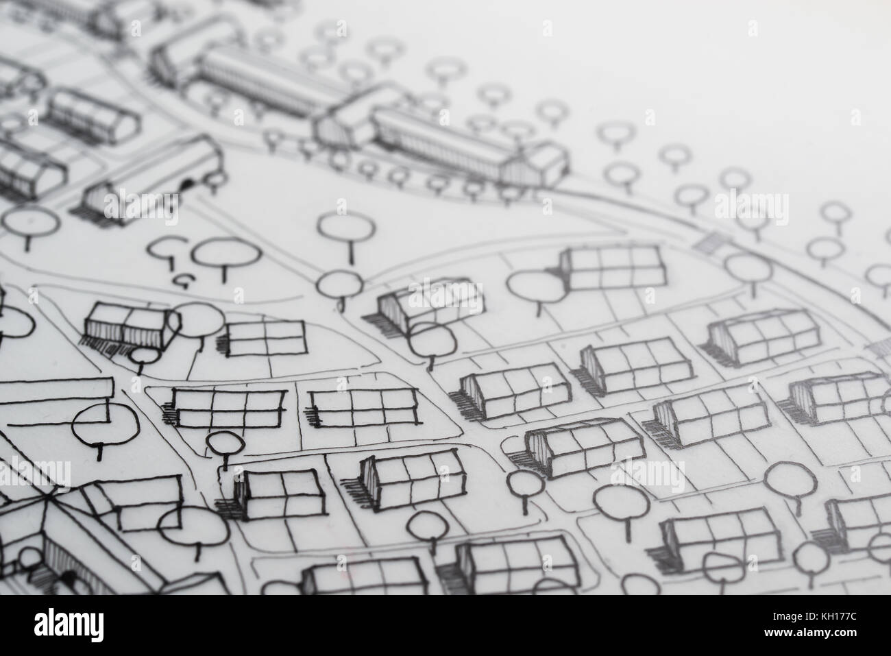 Urban Planning Drawing High Resolution Stock Photography and Images - Alamy