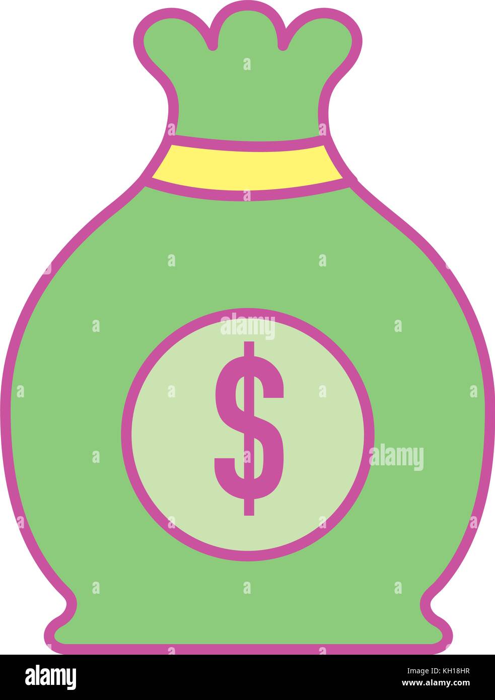Isolated money bag design Stock Vector Image & Art - Alamy