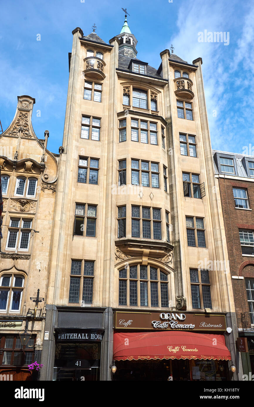Whitehall House in London designed by Treadwell & Martin in 1904 Stock ...