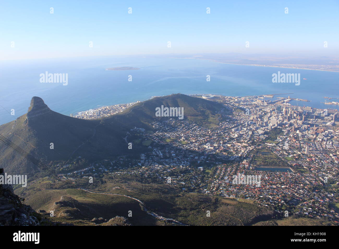 Cape Town panorama Table Mountain Stock Photo - Alamy