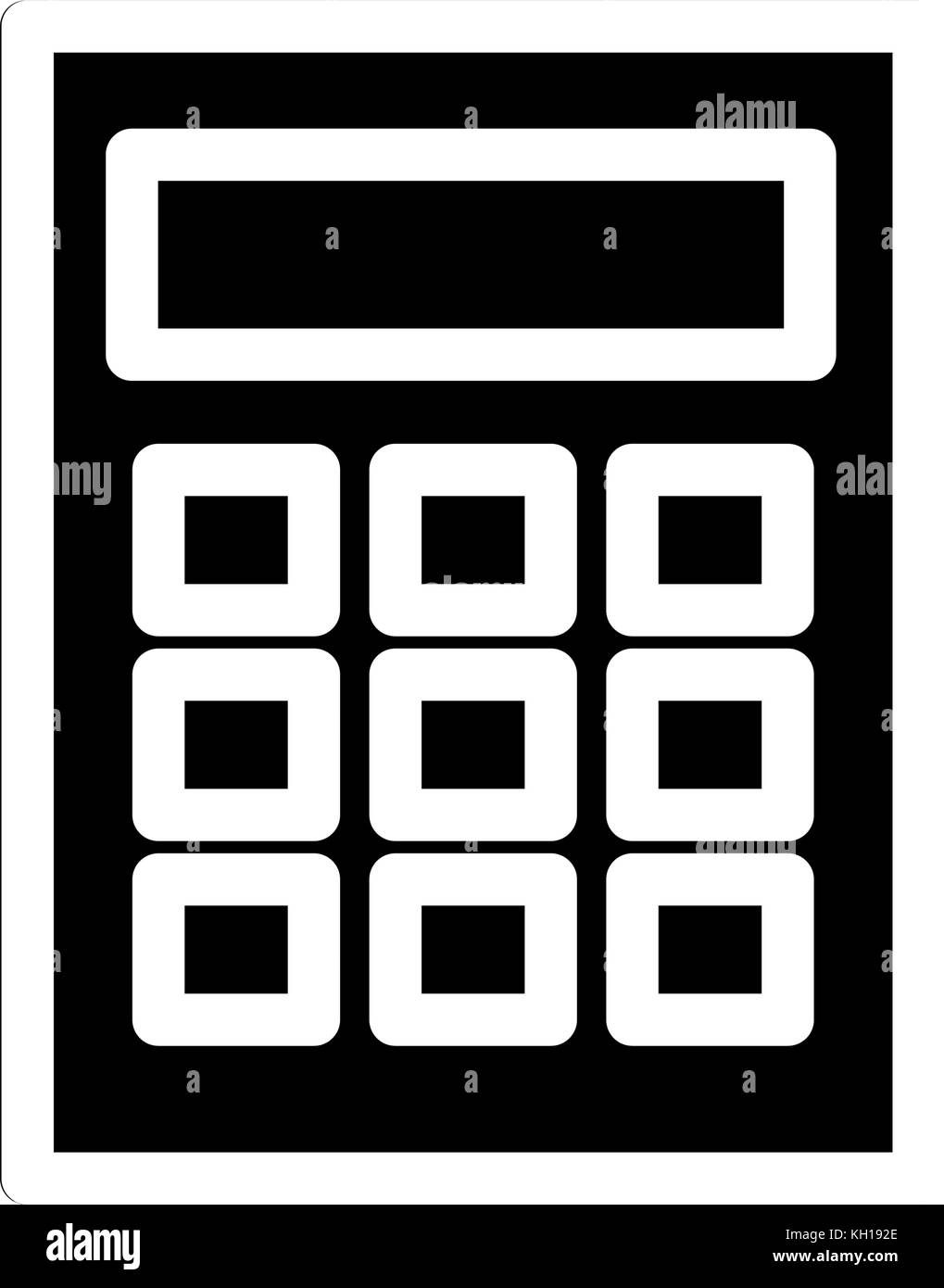 Isolated calculator design Stock Vector Image & Art - Alamy