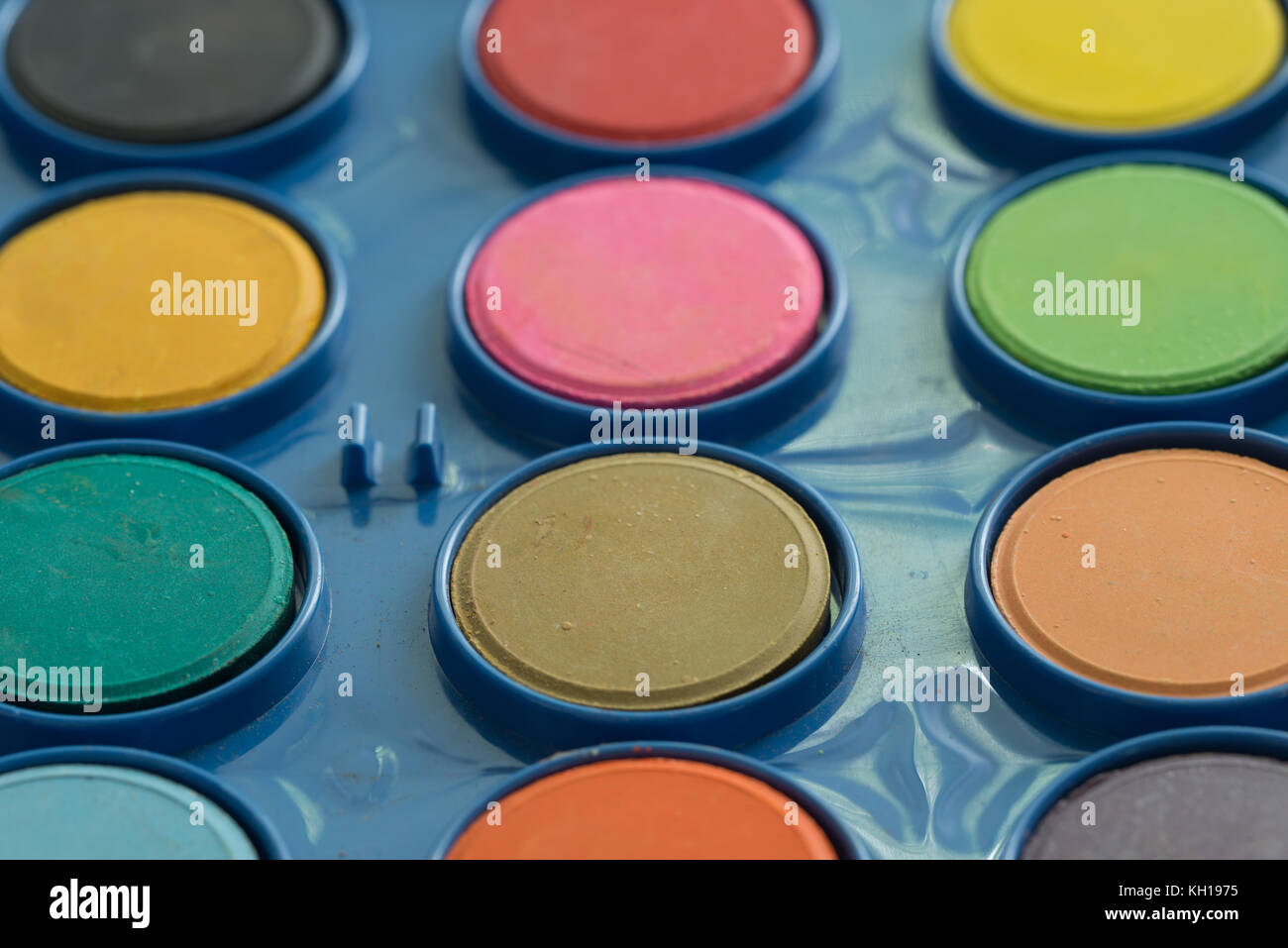 Set of Water Colors Stock Photo - Alamy