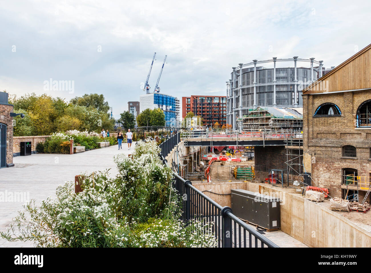 Redevelopment at King's Cross, London, UK, and the restored Victorian ...