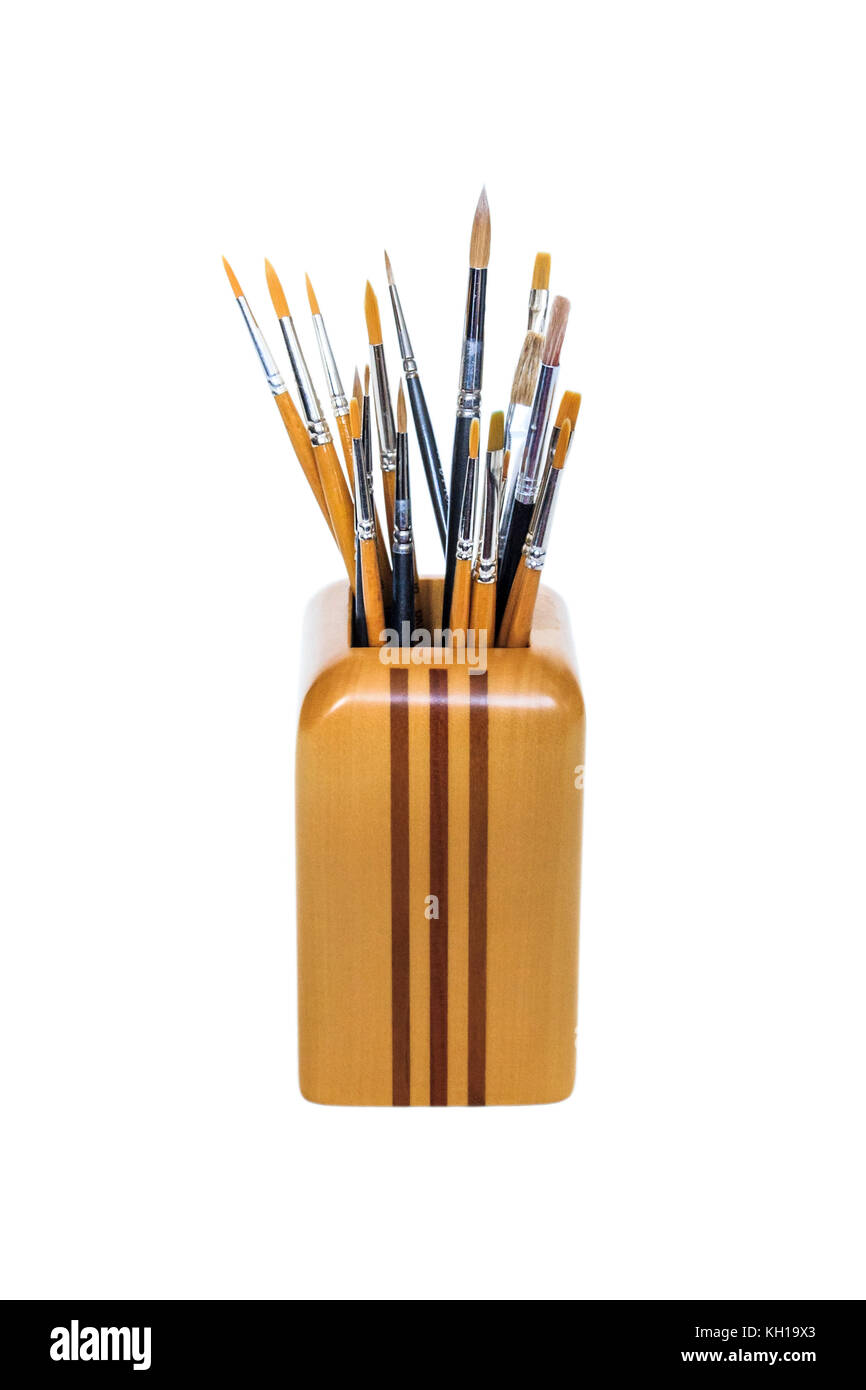 Paint brushes and container hi-res stock photography and images - Alamy