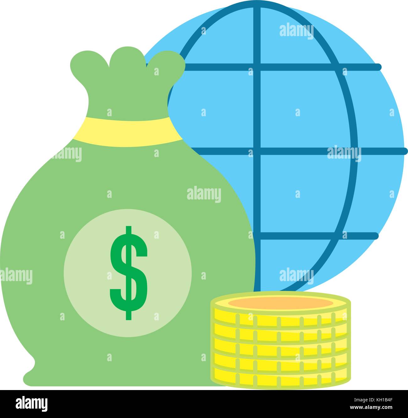 Money bag design Stock Vector Image & Art - Alamy