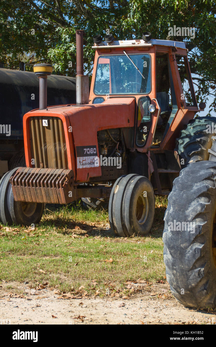 Overgrown old farm equipment hi-res stock photography and images - Alamy