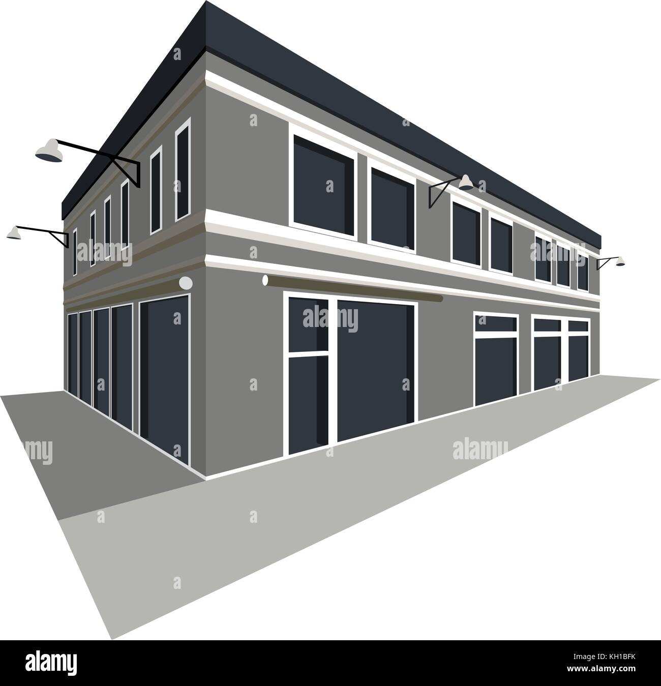Restaurant buildings Cut Out Stock Images & Pictures - Alamy