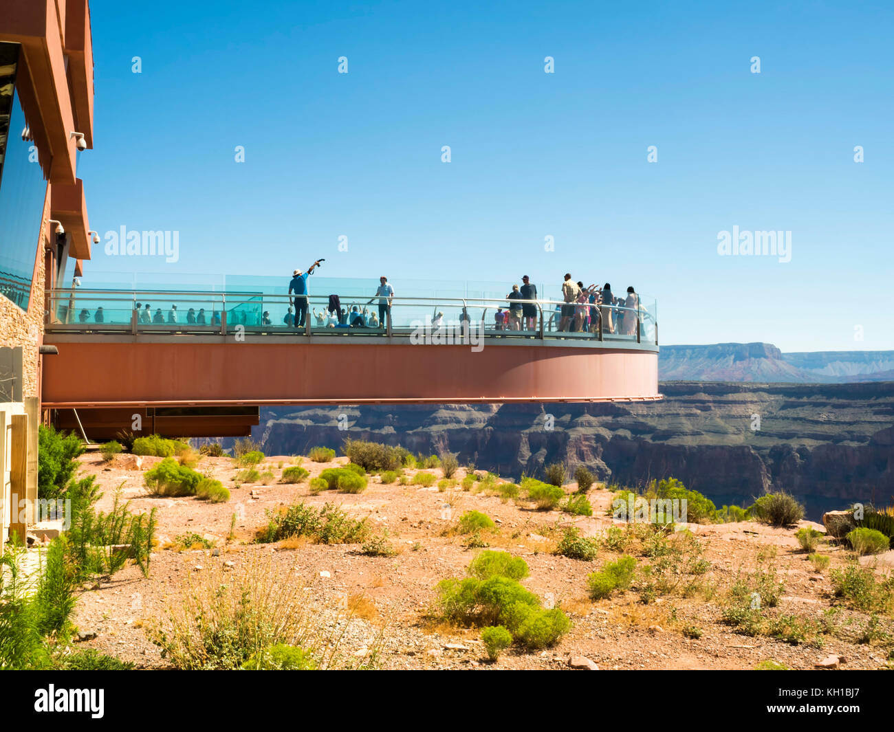 Skywalk Grand Canyon West Rim - Arizona, AZ, USA Stock Photo - Alamy