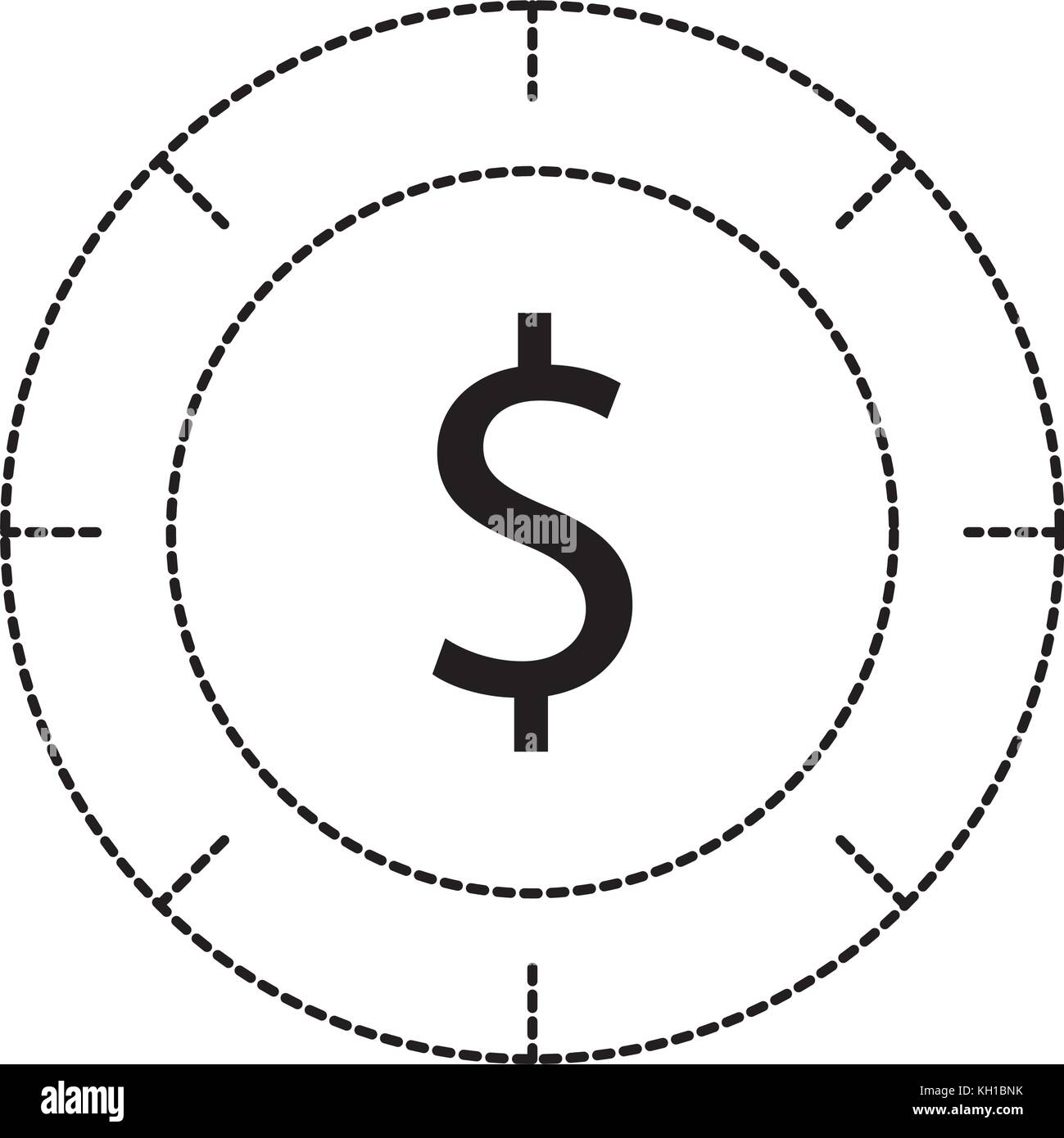 Isolated coin design Stock Vector Image & Art - Alamy