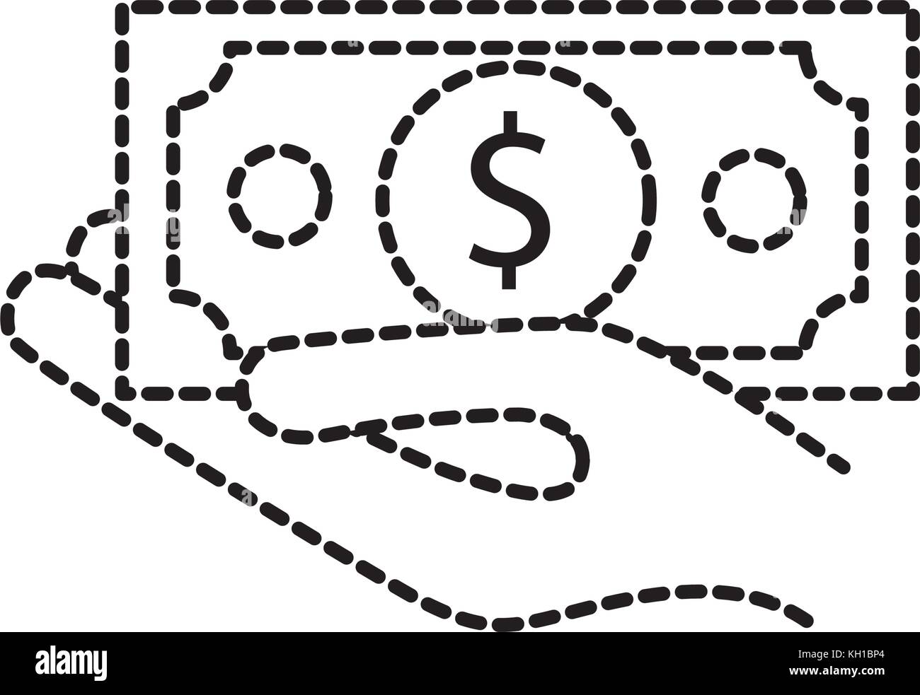 Hand holding bill design Stock Vector Image & Art - Alamy