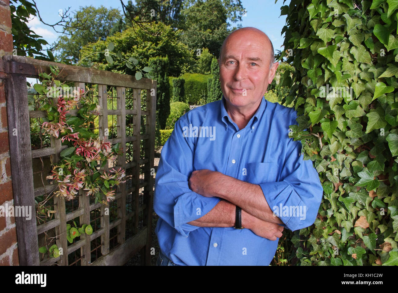 David Wheeler, gardener and author, in his garden Bryans Ground in ...