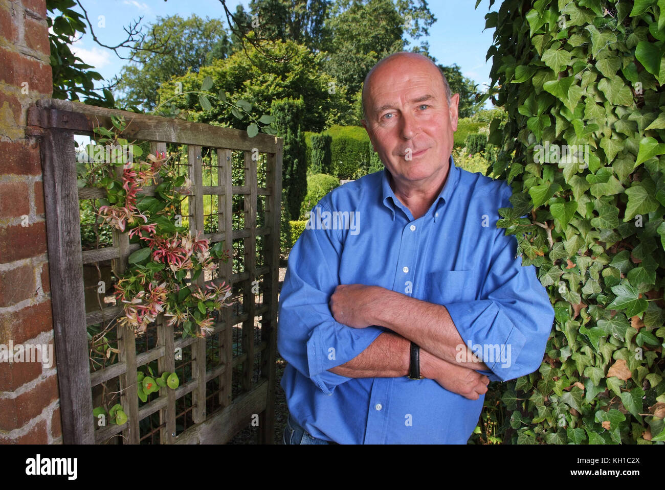 David Wheeler, gardener and author, in his garden Bryans Ground in ...