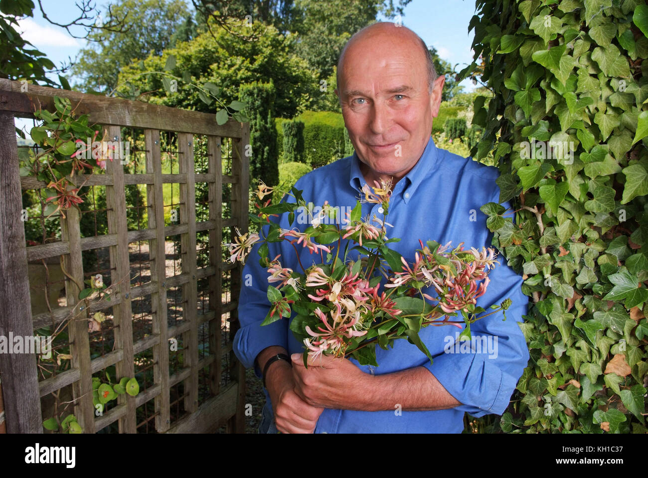 David Wheeler, gardener and author, in his garden Bryans Ground in ...