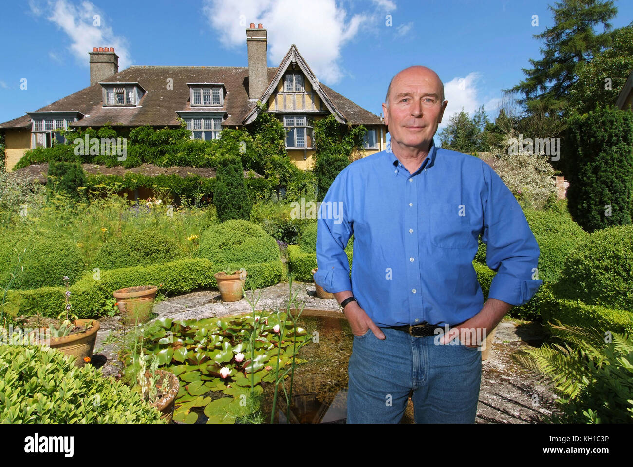 David Wheeler, gardener and author, in his garden Bryans Ground in ...