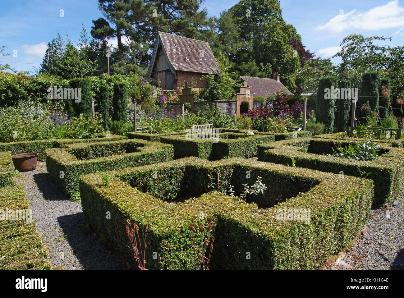 David Wheeler, gardener and author, in his garden Bryans Ground in ...