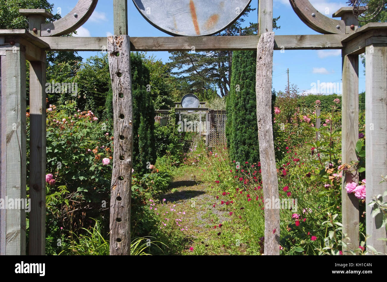 David Wheeler, gardener and author, in his garden Bryans Ground in ...