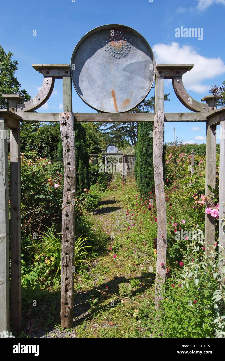 David Wheeler, gardener and author, in his garden Bryans Ground in ...