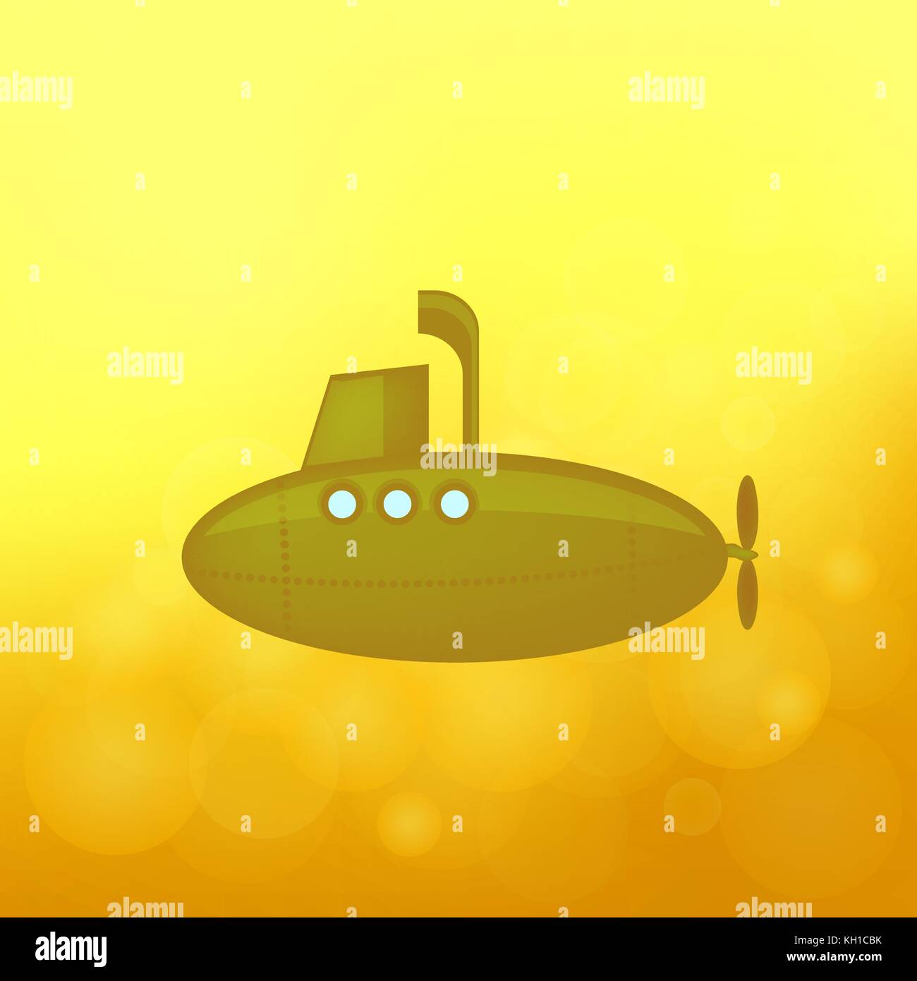 Yellow submarine sails Stock Vector Image & Art - Alamy