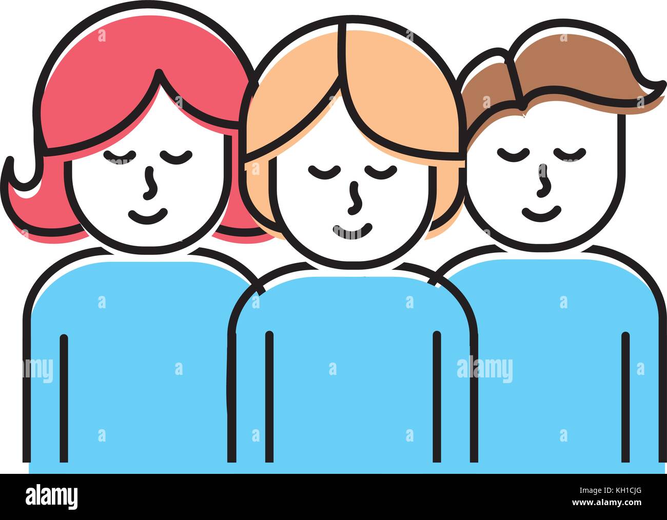 Group of people design Stock Vector Image & Art - Alamy