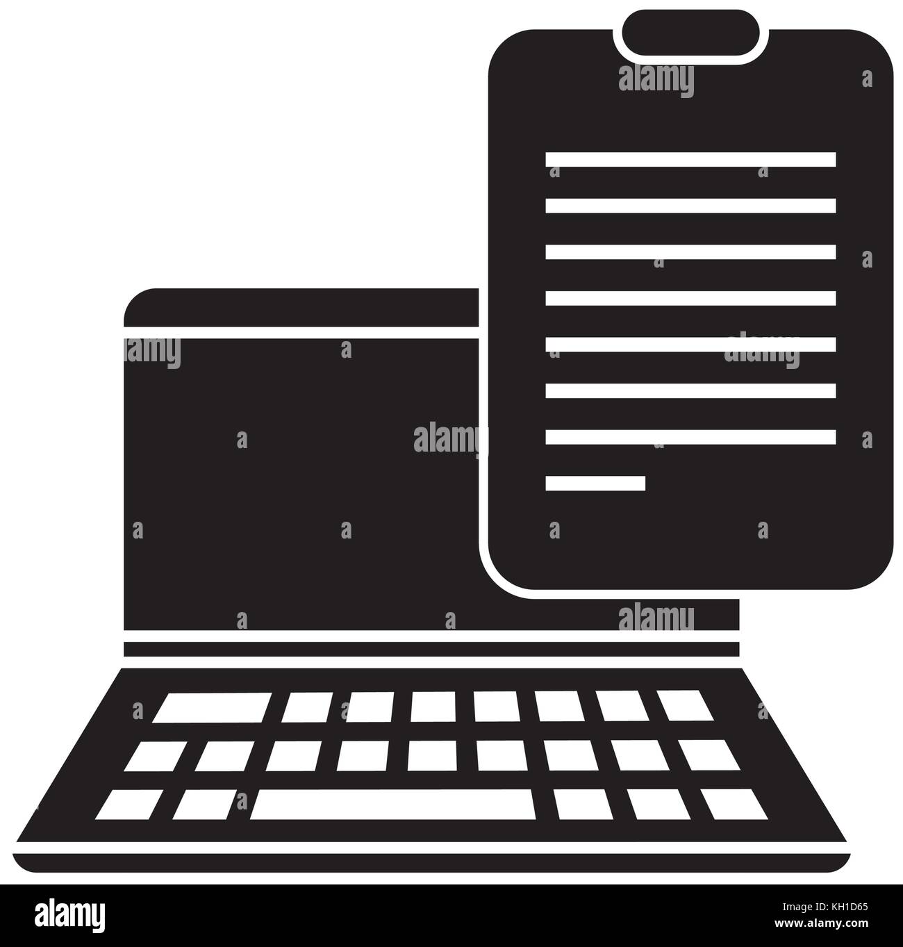 Isolated laptop design Stock Vector Image & Art - Alamy