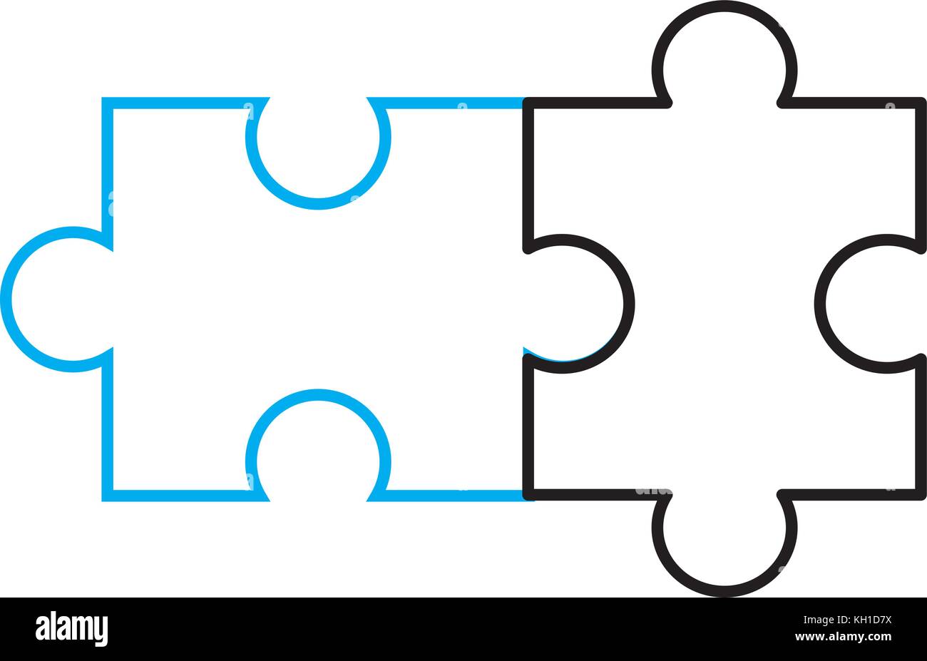 Isolated puzzle design Stock Vector Image & Art - Alamy