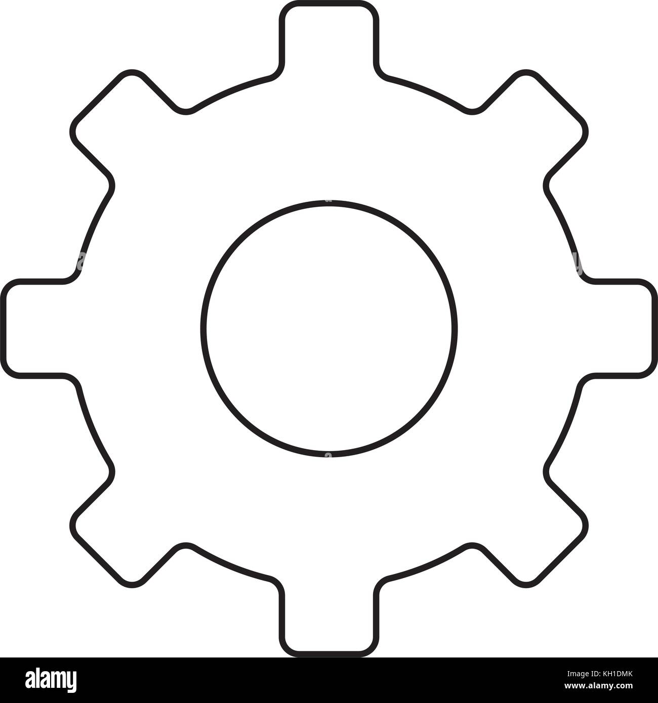 Isolated gear design Stock Vector Image & Art - Alamy