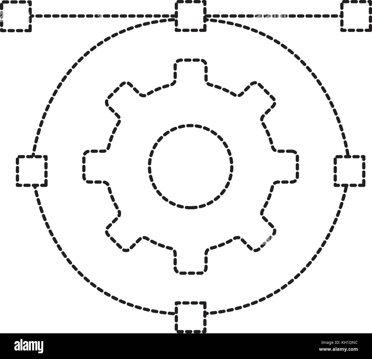 Isolated gear design Stock Vector Image & Art - Alamy