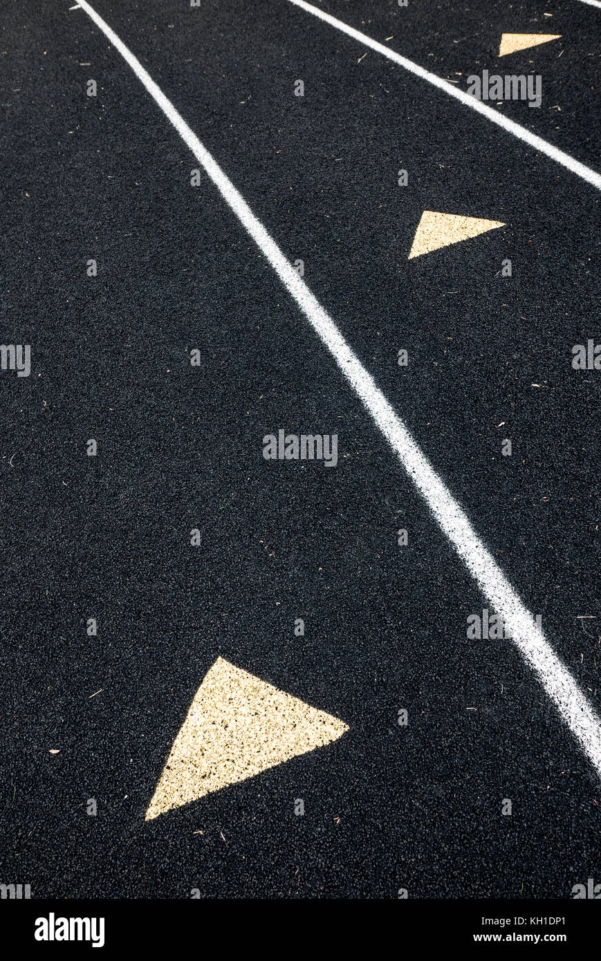 high school track marks Stock Photo - Alamy