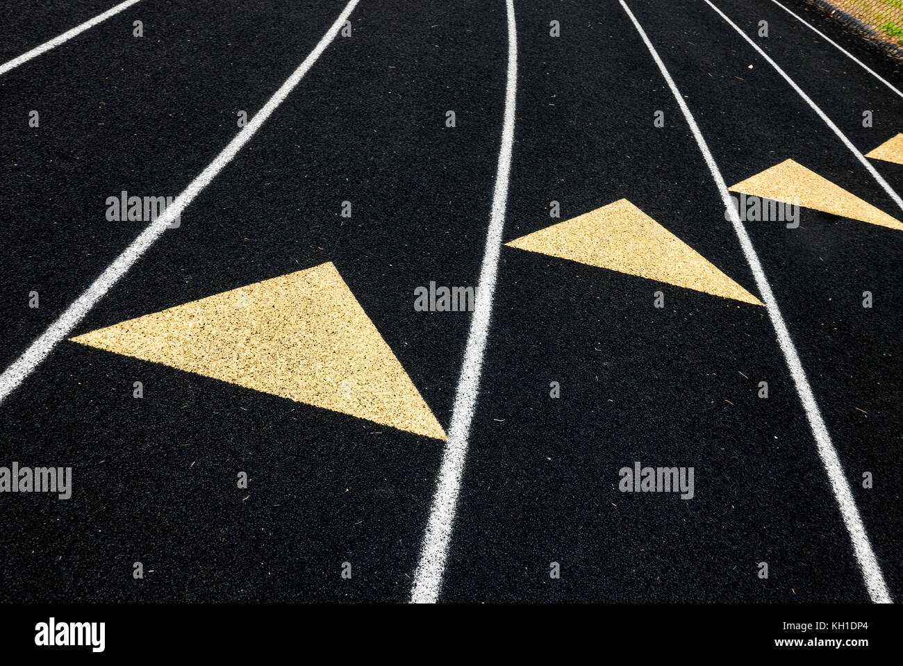 high school track marks Stock Photo - Alamy
