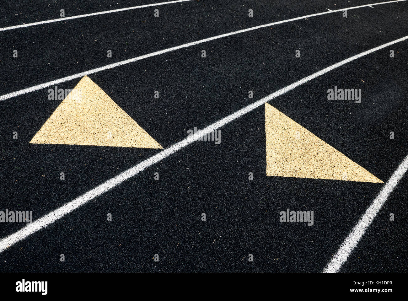 high school track marks Stock Photo - Alamy