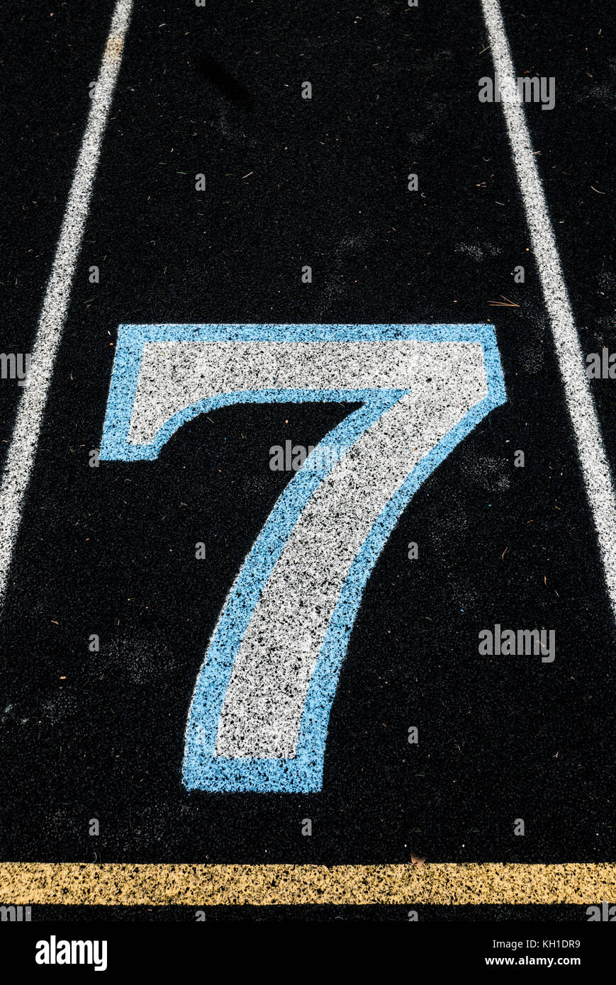 high school track marks Stock Photo - Alamy