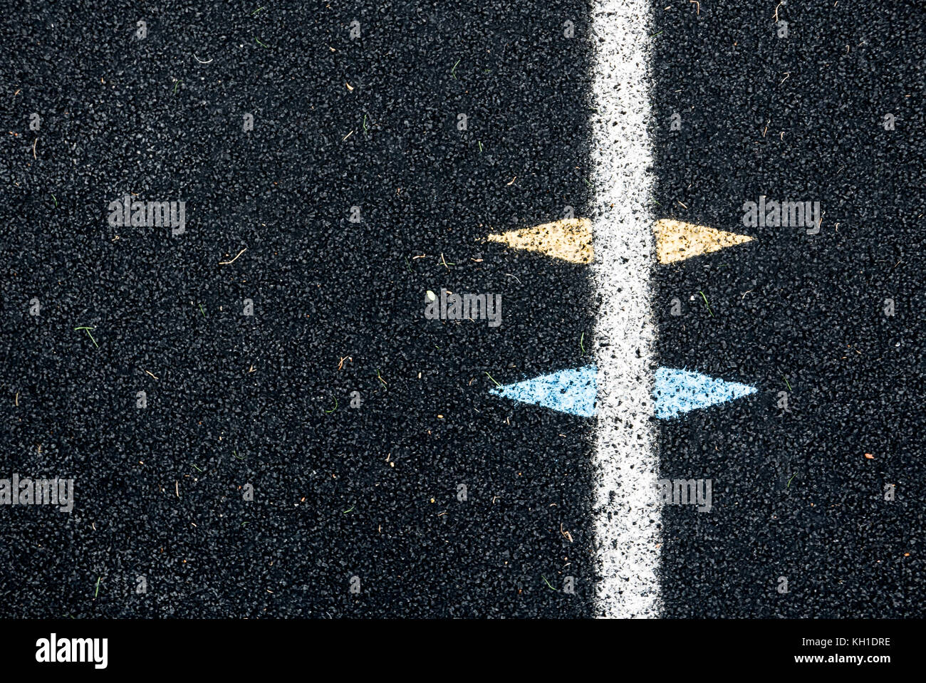 high school track marks Stock Photo - Alamy