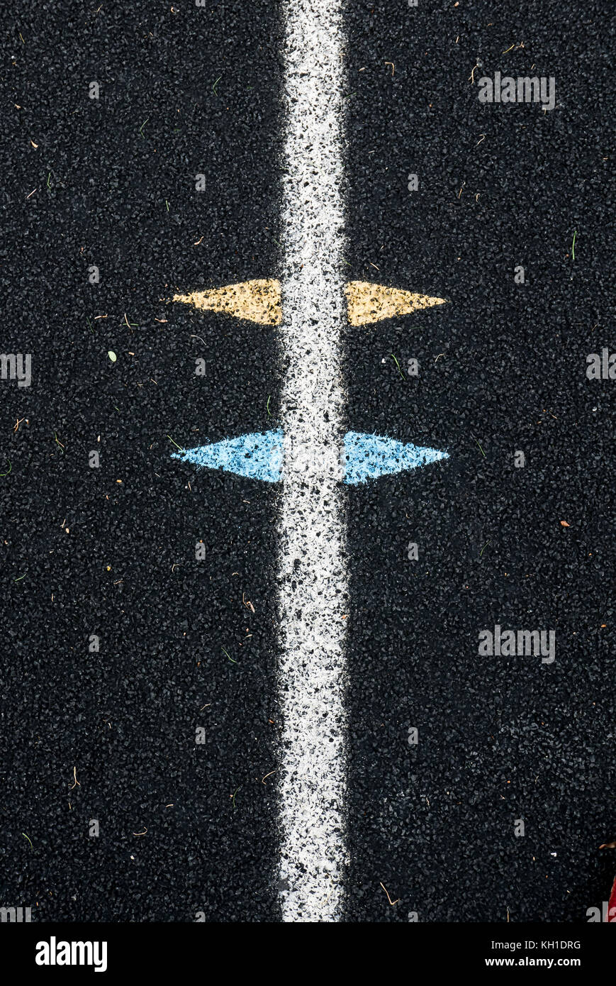 high school track marks Stock Photo - Alamy