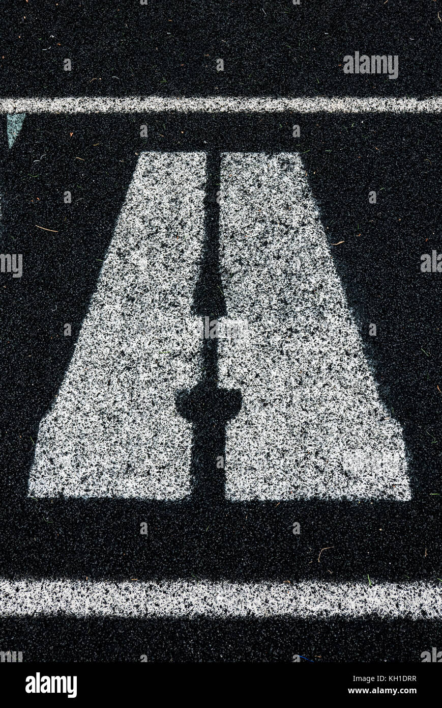 high school track marks Stock Photo - Alamy